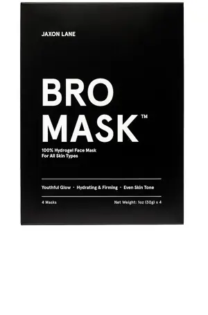JAXON LANE Bro Mask Sheet Mask Box Of 4 - Black
