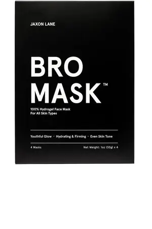 JAXON LANE Bro Mask Sheet Mask Box Of 4 - Black