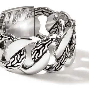 John Hardy Curb Chain Band Ring