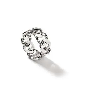 John Hardy Curb Chain Band Ring
