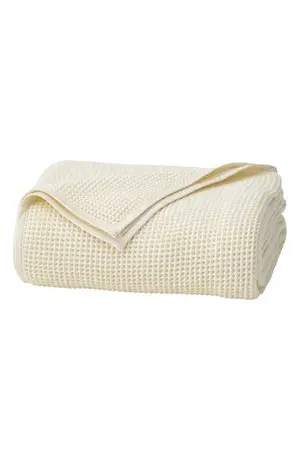 Organic Cotton Waffle Knit Bed Blankets