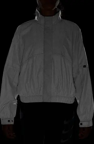 Nike Dri-fit Run Division Reflective Running Jacket - Black