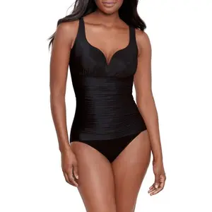 MIRACLESUIT® Rock Solid Cherie One-piece Swimsuit - Black