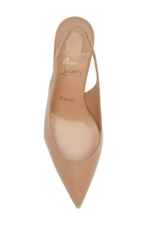 CHRISTIAN LOUBOUTIN Hot Chick Slingback Pumps - Beige