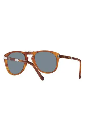 Persol 714 Steve Mcqueen™ 54mm Pilot Sunglasses - Light Brown