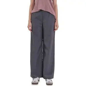 GREY LAB Grey Lab Relaxed High Waist Wide Leg Pants Heather Grey