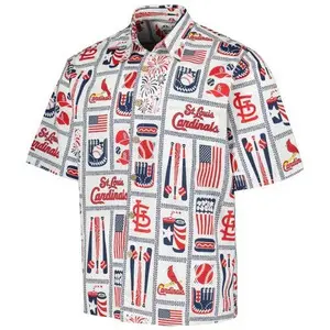 Reyn Spooner St. Louis Cardinals Americana Button-up Shirt - White