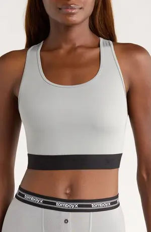 TOMBOYX Racerback Compression Top - Ultimate Gray