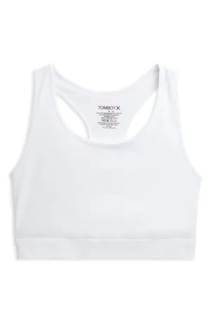TOMBOYX Racerback Compression Top - White