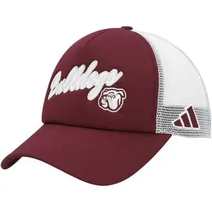 Adidas Mississippi State Bulldogs Script Trucker Snapback Hat - Maroon