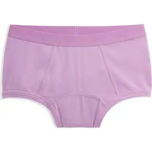 TOMBOYX First Line Stretch Cotton Period Boyshorts Sugar Violet