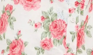 Endless Rose Floral Linen & Cotton Shirtdress
