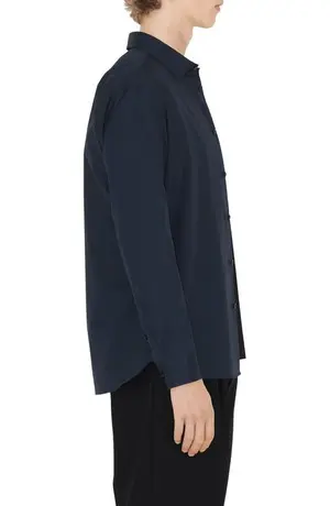 Burberry Sherfield Equestrian Knight Stretch Cotton Button-up Shirt