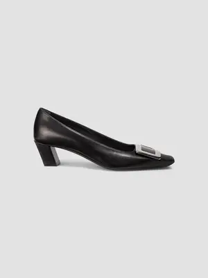 ROGER VIVIER Belle Vivier 45mm Leather Pumps - Black