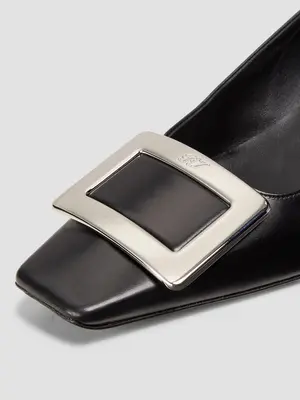 ROGER VIVIER Belle Vivier 45mm Leather Pumps - Black