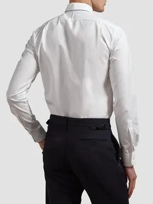Ralph Lauren Purple Label Aston Poplin Tuxedo Shirt