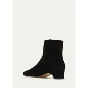 Manolo Blahnik Tolarc Ankle Booties - Black