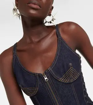 JEAN PAUL GAULTIER Denim Bustier
