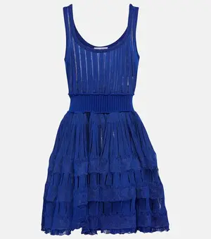 Alaïa Sleeveless Minidress - Blue