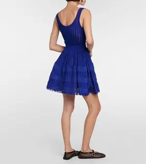 Alaïa Sleeveless Minidress - Blue
