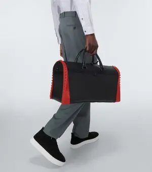 CHRISTIAN LOUBOUTIN Sneakender Spiked Leather Duffle Bag