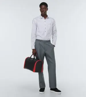 CHRISTIAN LOUBOUTIN Sneakender Spiked Leather Duffle Bag