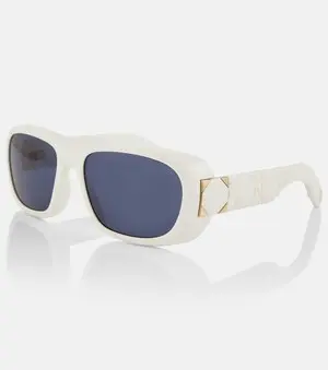 Dior Lady 95.22 S1i Square Sunglasses - White