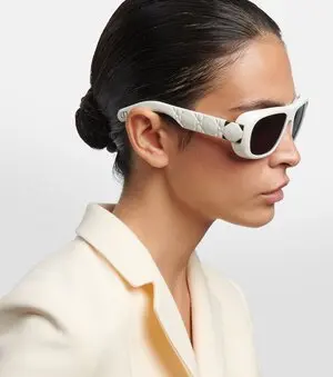 Dior Lady 95.22 S1i Square Sunglasses - White
