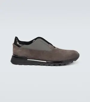 Berluti Fast Track Suede Sneakers