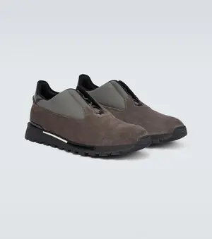 Berluti Fast Track Suede Sneakers
