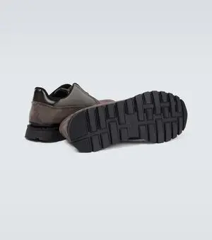 Berluti Fast Track Suede Sneakers