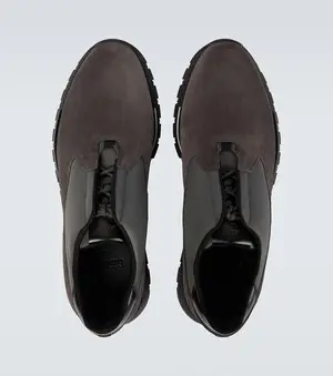 Berluti Fast Track Suede Sneakers