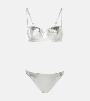 Dolce & Gabbana Balconette Bikini - Silver