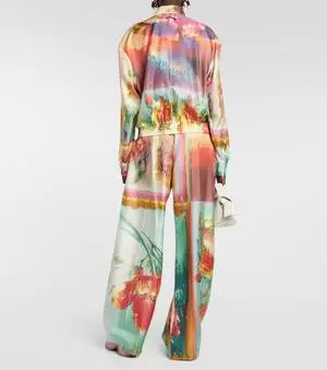 JEAN PAUL GAULTIER Printed Silk Shirt - Multicoloured