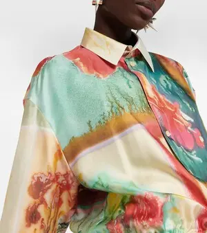 JEAN PAUL GAULTIER Printed Silk Shirt - Multicoloured