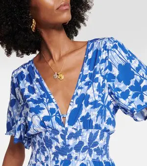 Heidi Klein Tuscany Floral Midi Dress
