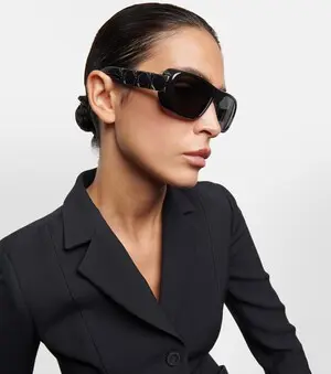Dior Lady 95.22 S1i Square Sunglasses - Black