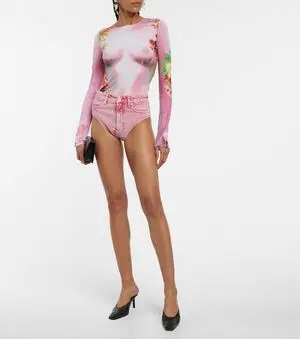 Y/project Denim Shorts