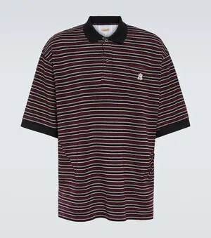 Undercover Striped Cotton Polo Shirt