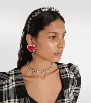 Alessandra Rich Spike-embellished Headband