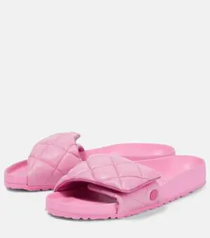 BIRKENSTOCK Sylt Quilted Leather Slides