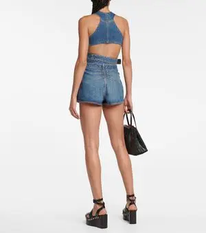 Alaïa Denim Shorts