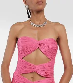 Costarellos Ambria Gathered Gown