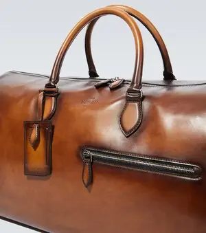Berluti Jour Off Leather Travel Bag