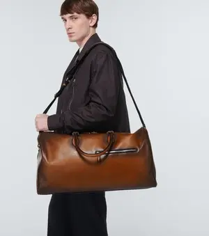Berluti Jour Off Leather Travel Bag