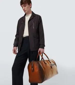Berluti Jour Off Leather Travel Bag