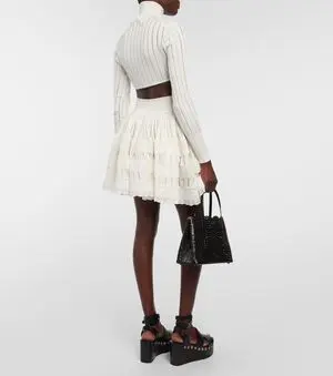 Alaïa Crinoline Mini Skirt - Beige