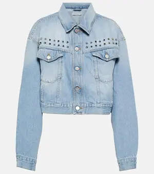 ALESSANDRA RICH Alessandra Rich Embellished Denim Jacket