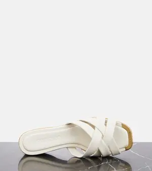 JIMMY CHOO Maribou 50 Leather Sandals