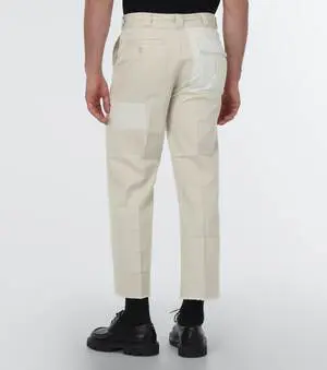 Undercover Distressed Straight-leg Cotton Pants